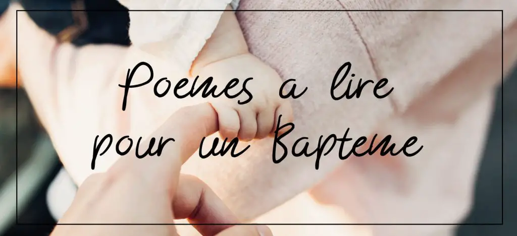 Poèmes à lire pour un Baptême - Juste un Message