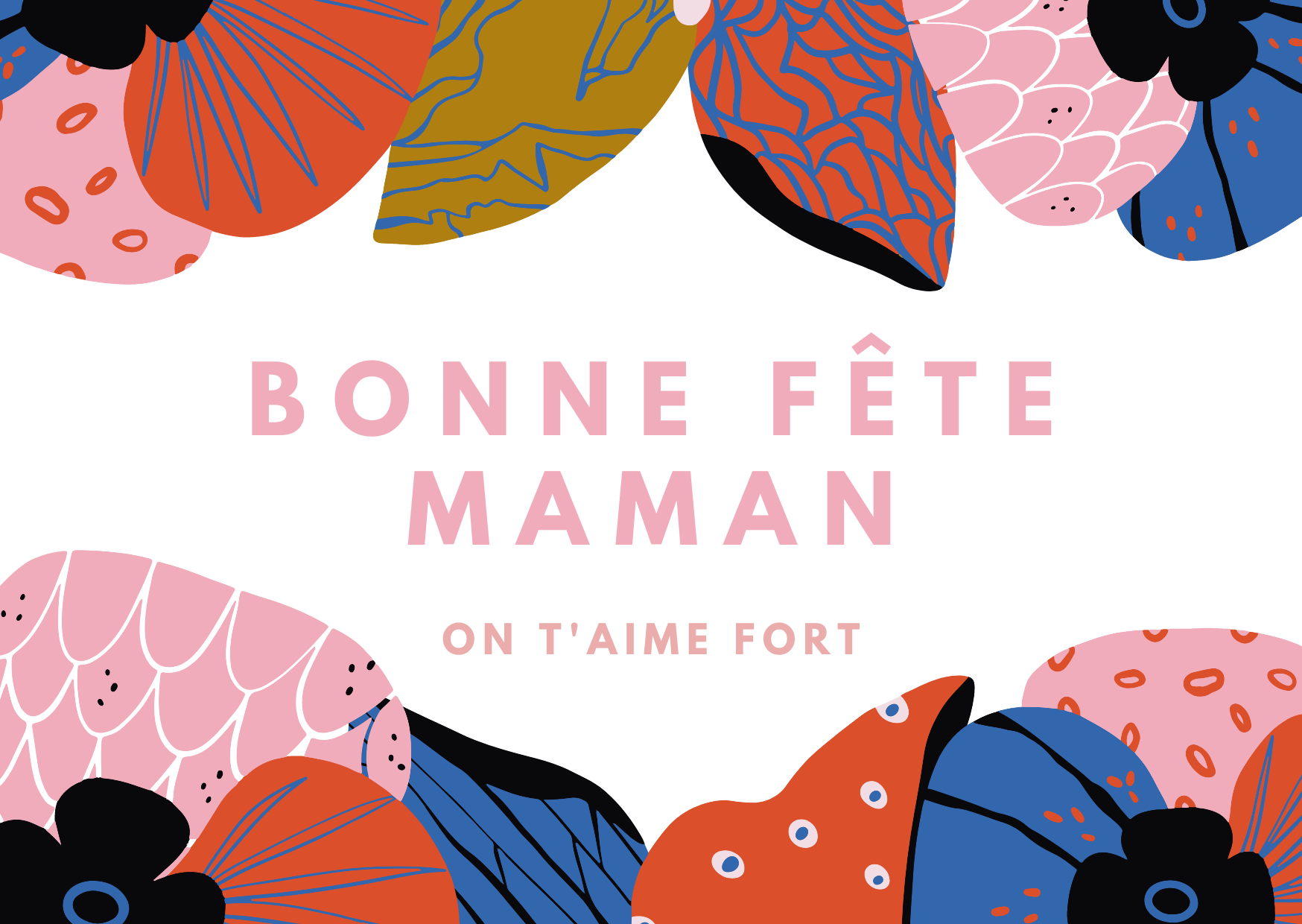 Carte Fête des Mères à Imprimer - Gratuit