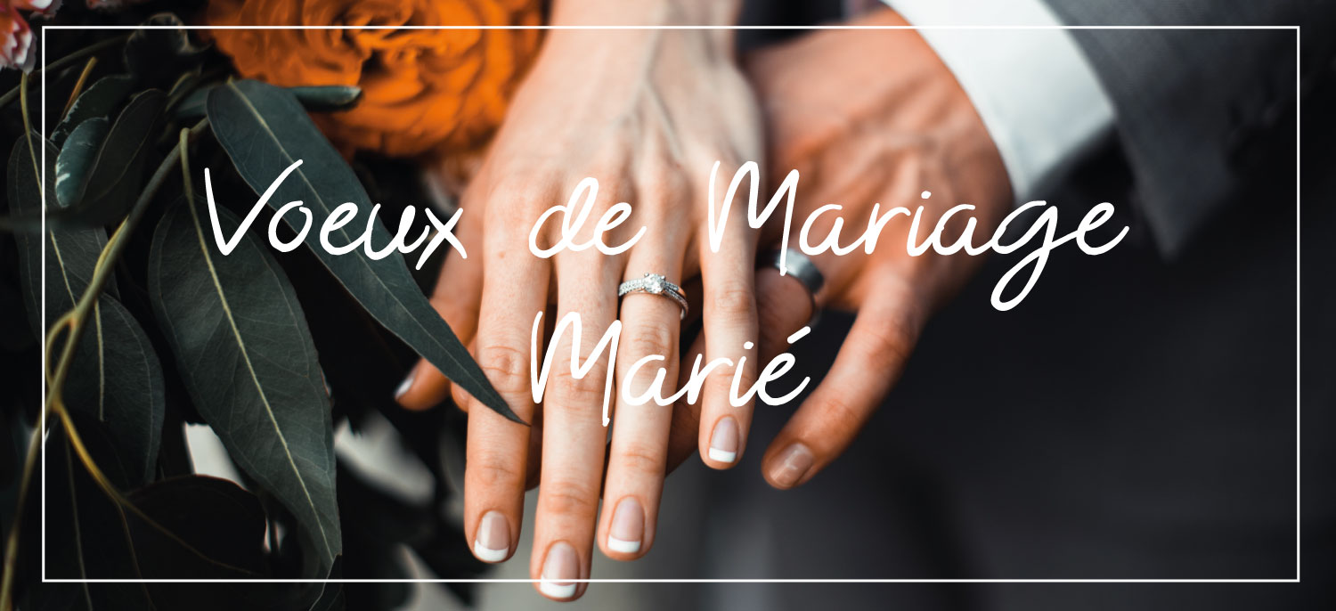 Voeux de Mariage Marié