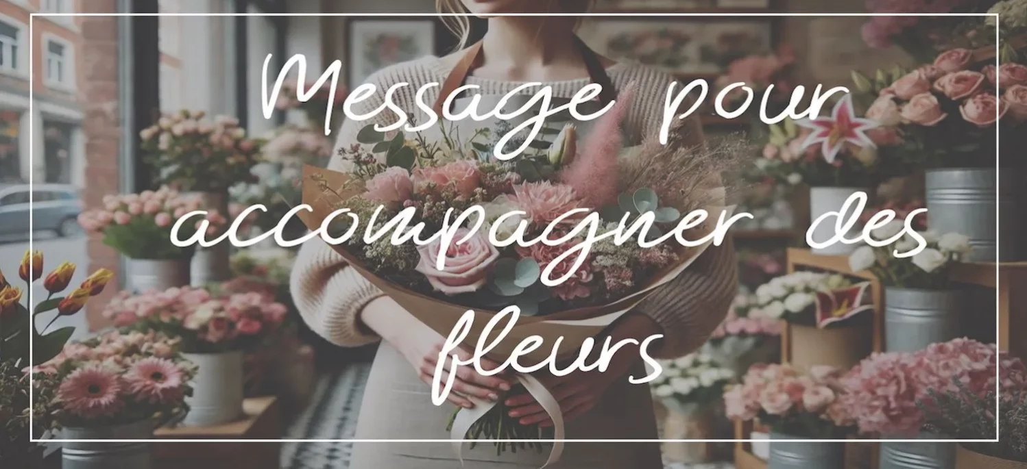 Idée de Message pour accompagner des fleurs : Les mots parfaits - Juste ...