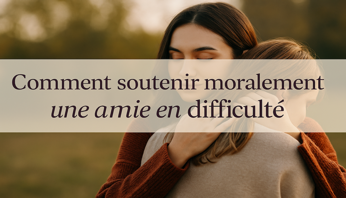 Message de soutien moral à une amie : idées sincères - Juste un Message